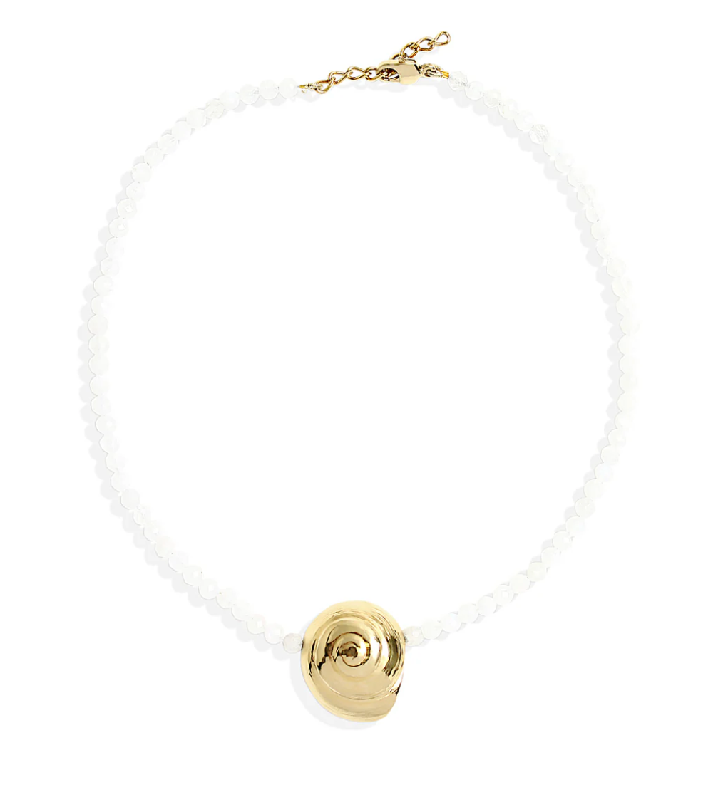 BY ALONA | SOFIA NECKLACE - GOLD WITH MOONSTONE – ROVE