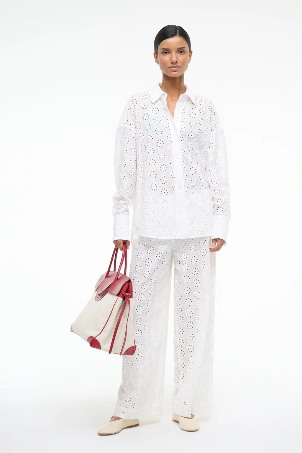 COLTON TOP - WHITE EYELET – ROVE